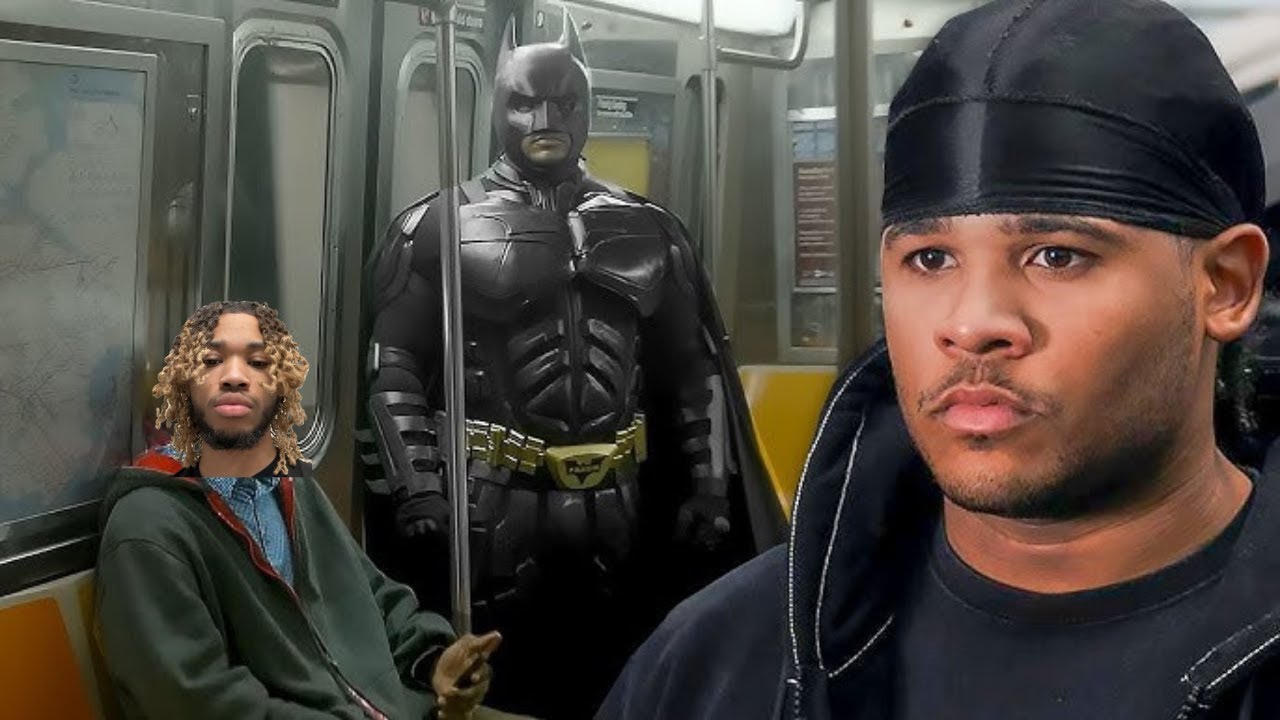 fanum Being Batman for 24 Hours! Reaction - YouTube