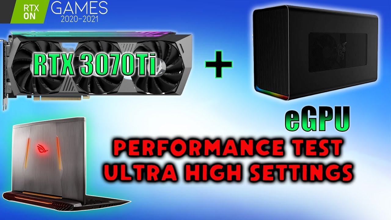 eGPU | RTX 3070Ti | Testing game Performance in older laptop | 1080P ...
