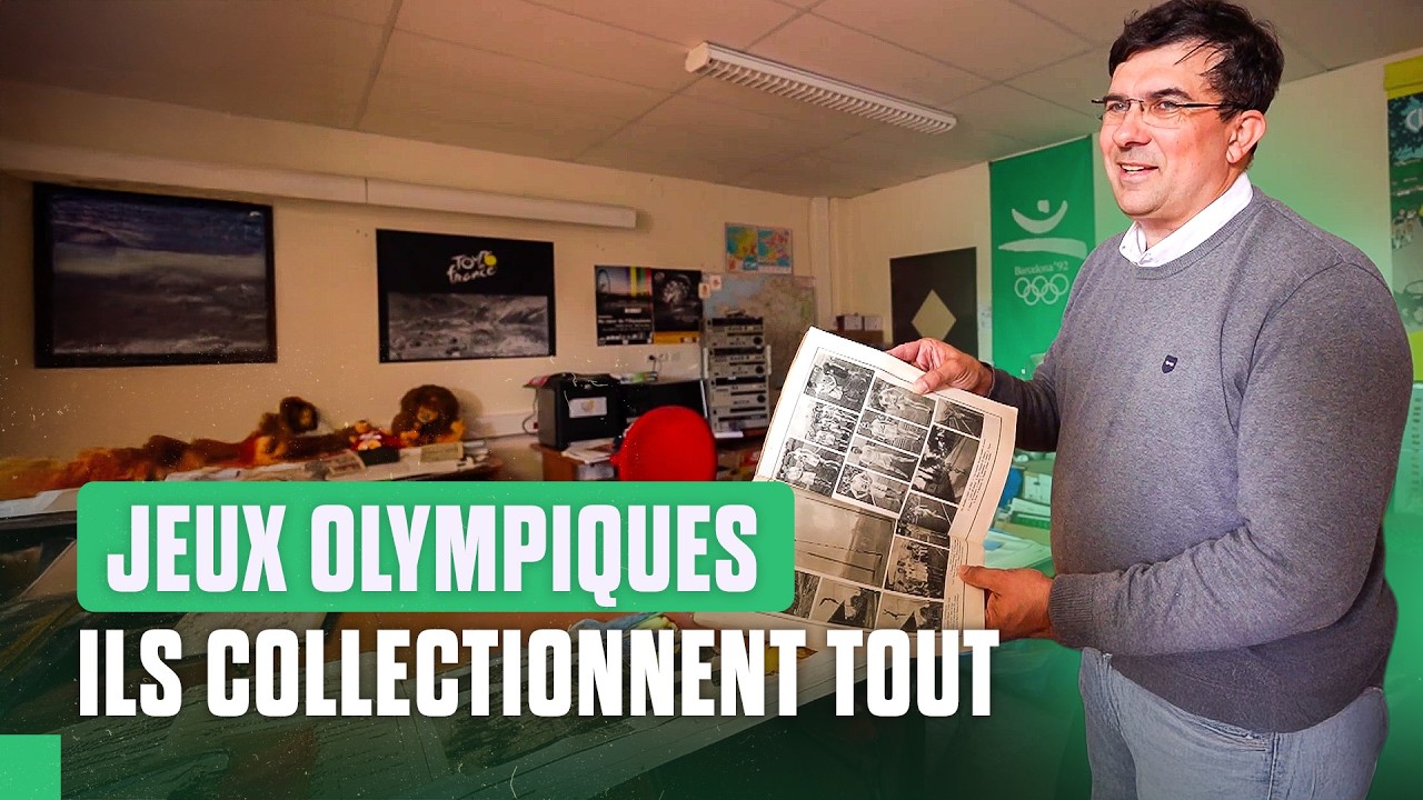 Ces collectionneurs raffolent des goodies des JO - YouTube