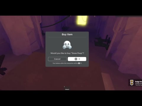 Obtaining "snow peep" (slap battles) - YouTube