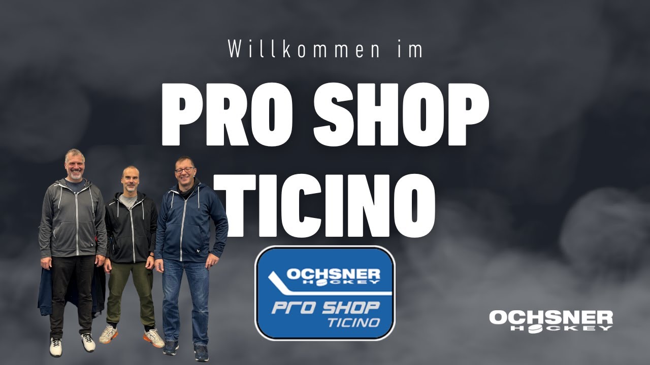 Unsere Ochsner Hockey Pro Shops - Pro Shop Ticino - YouTube