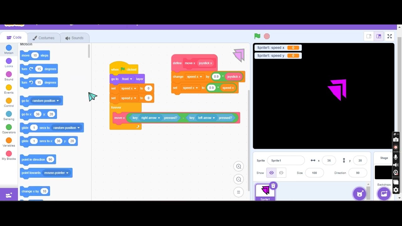 scratch space shooter part 1 - YouTube