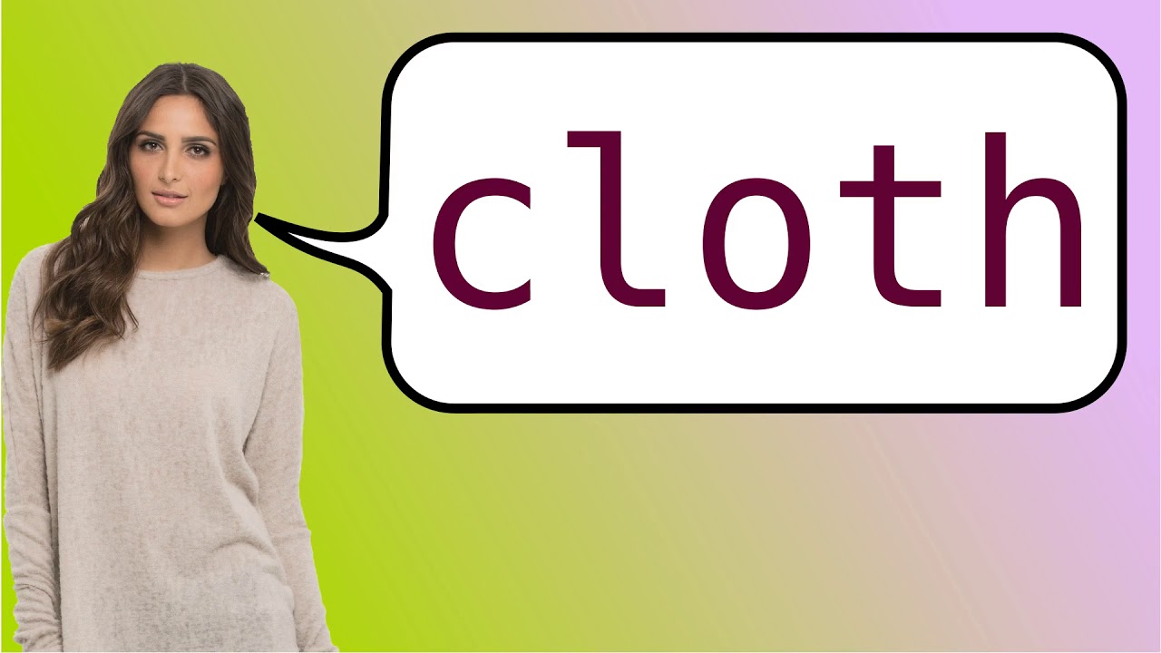 Como dizer 'tecido' em ingles? - YouTube