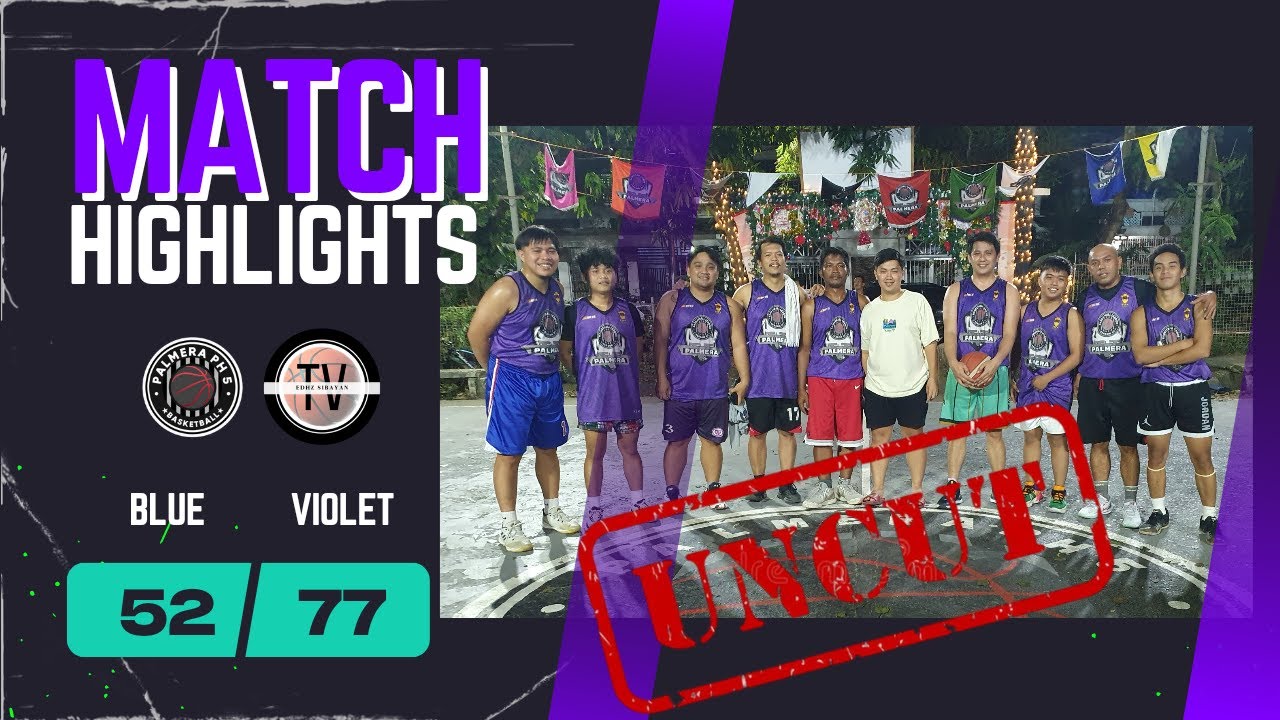 UNEDITED BLUE VS VIOLET | Palmera Ph5 Basketball InterColor League S3 ...