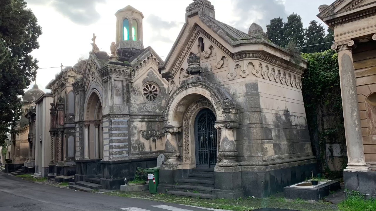Catania Cemetery Sicily - YouTube
