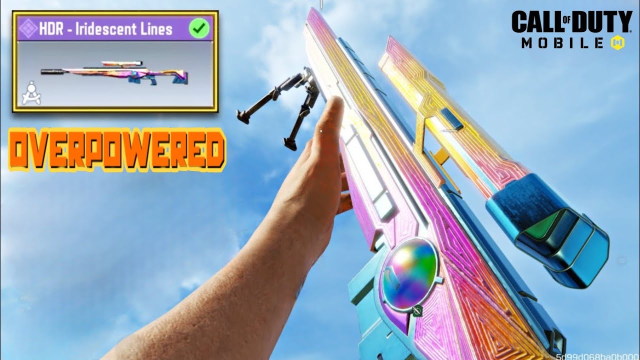 This Sniper is OP in COD Mobile | HDR - Iridescent Lines | Call of Duty ...