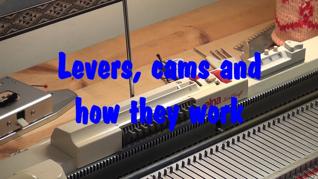 Singer Knitting Machine Levers and their uses 2 - YouTube