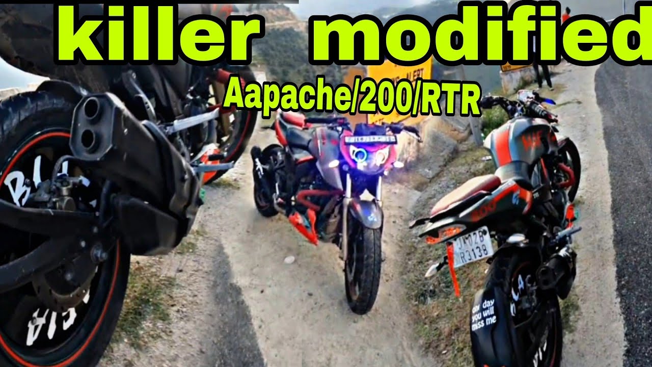 Appache /RTR/200 🥰full modified ️ finally aapache/200 ko pure killer ...