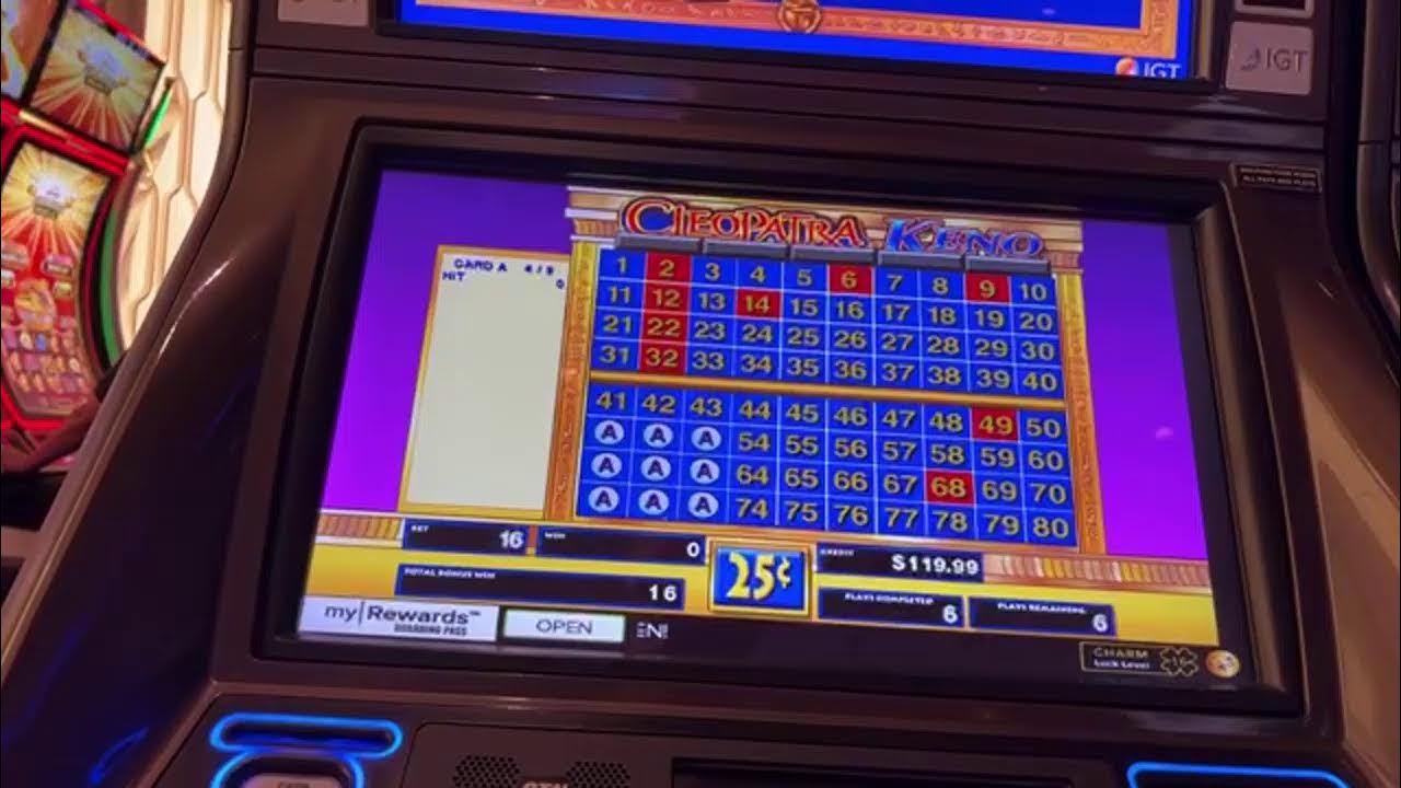 LAS VEGAS Playing KENO Strategy - Learning & other Vegas Stuff - YouTube