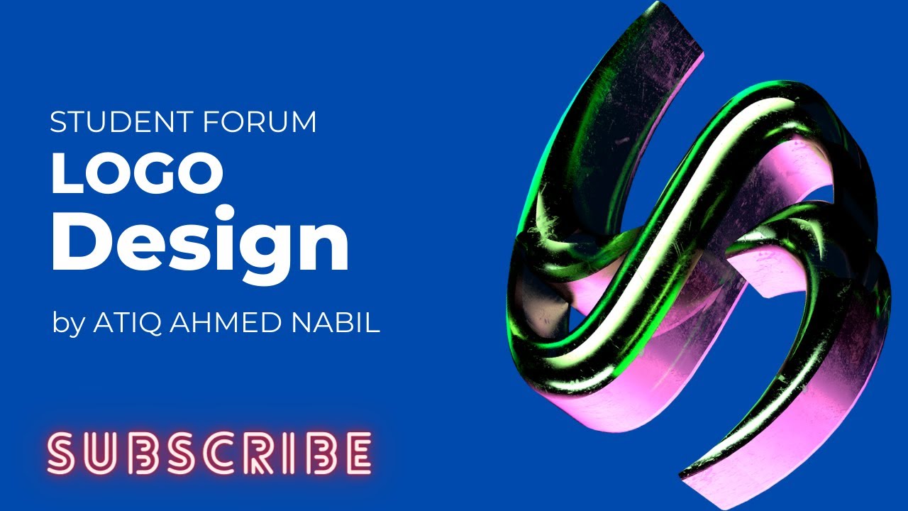 Student Forum Logo Design Adobe ustrator Master Tutorial Designed by ...