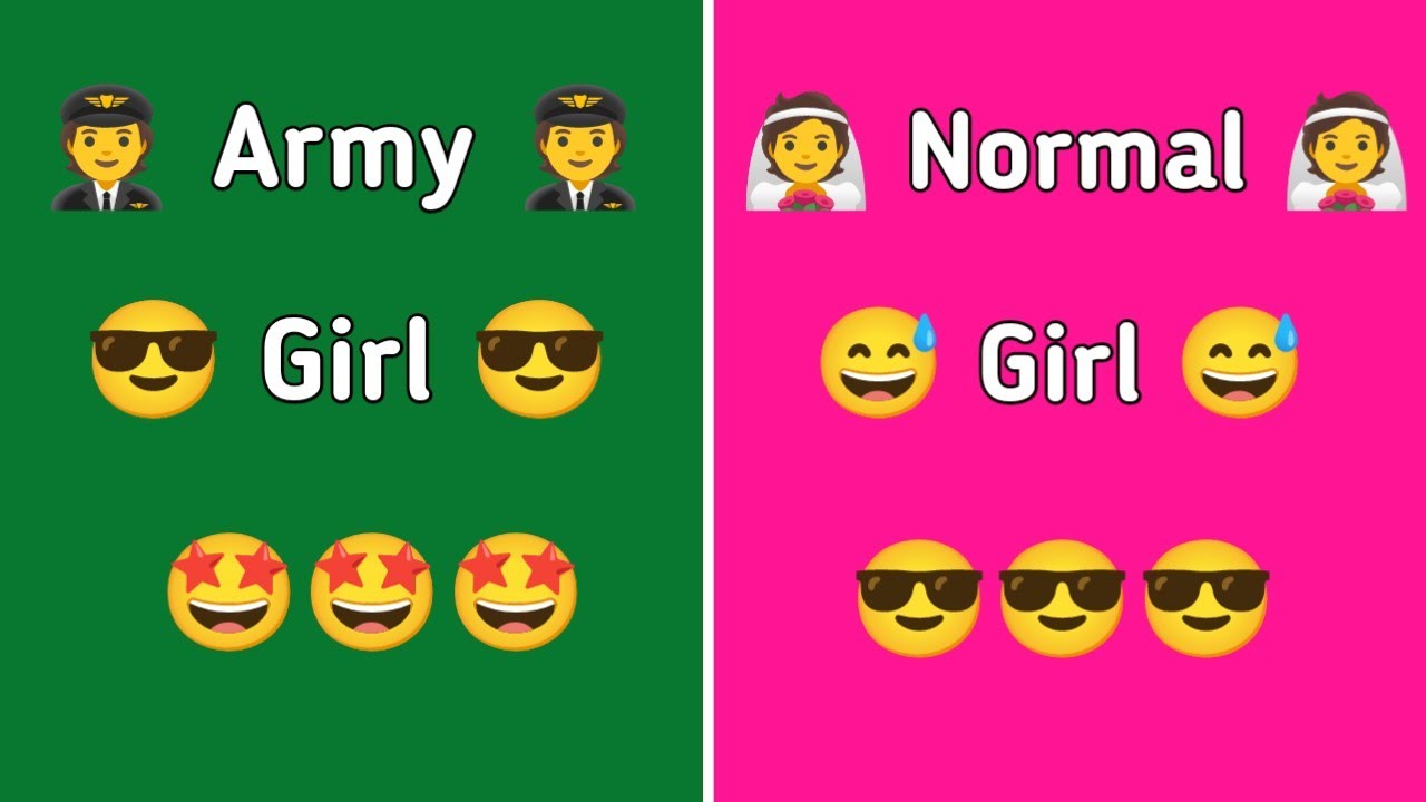 Army Girls Vs Normal Girls 👰😎🥵| Army girls dress Vs Normal girls dress ...