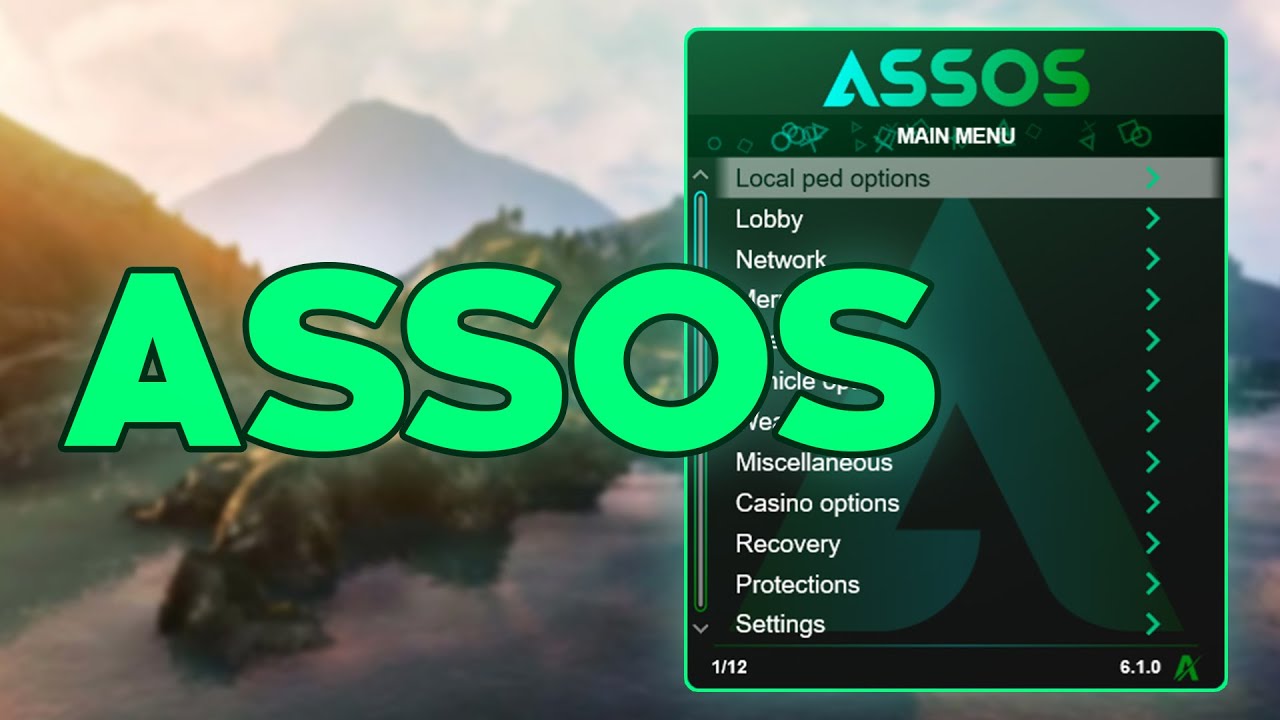 GTA Online - Assos Mod Menu / Best Mod Menu Ever / Money Recovery - YouTube