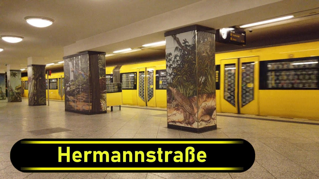U-Bahn Station Hermannstraße - Berlin 🇩🇪 - Walkthrough 🚶 - YouTube