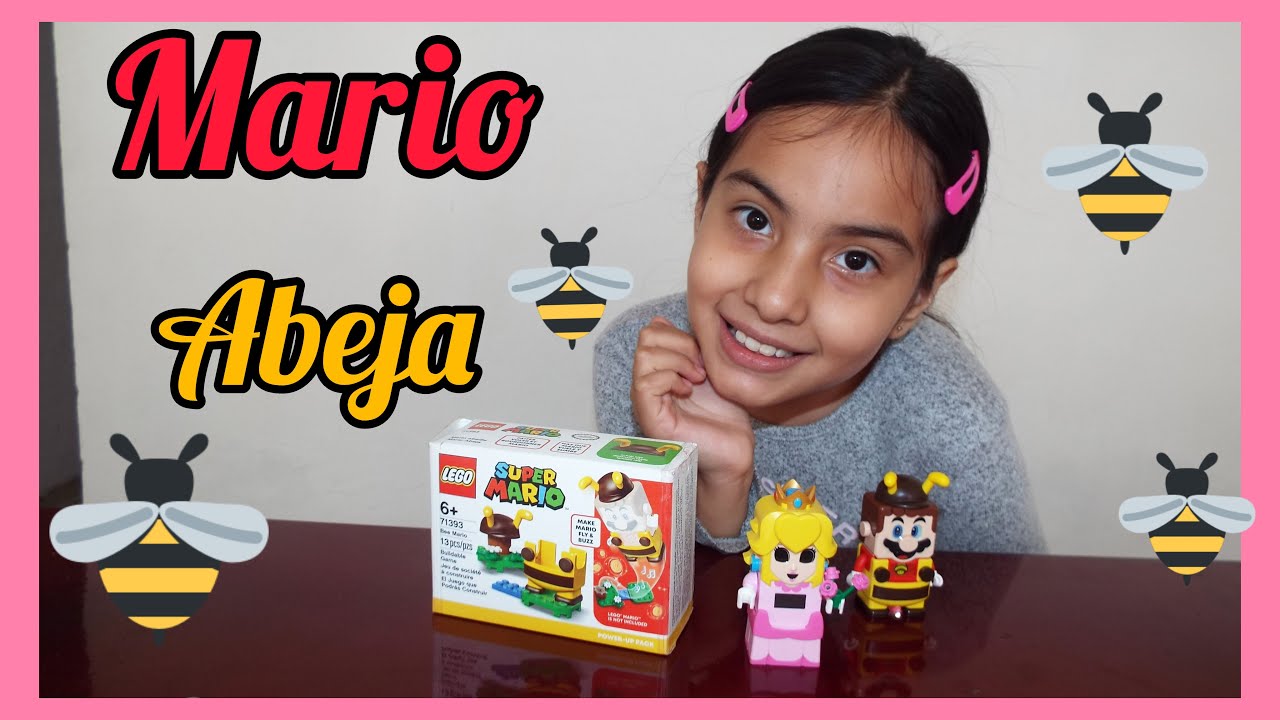 Les enseño el traje de Mario LEGO abeja - YouTube
