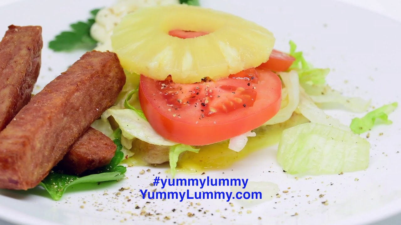 Thursday dinner. Fish fingers and spam sticks. - YouTube