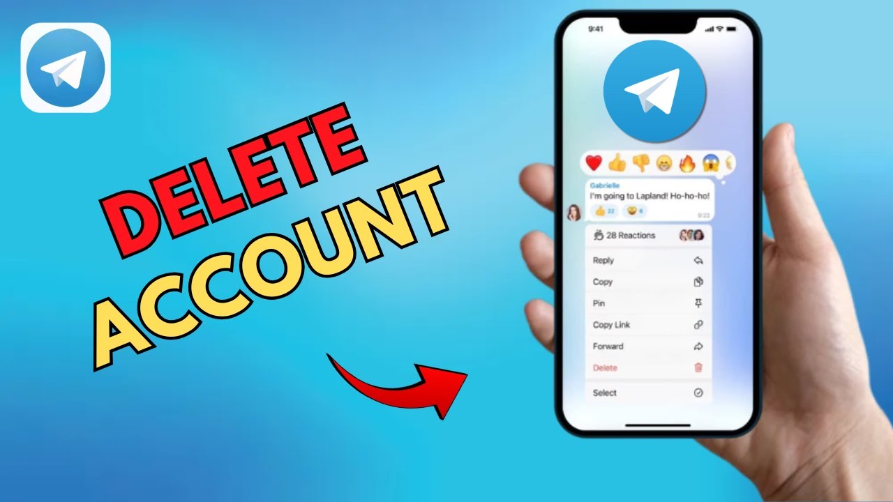 How to Delete Telegram Account in iPhone 2025? - YouTube