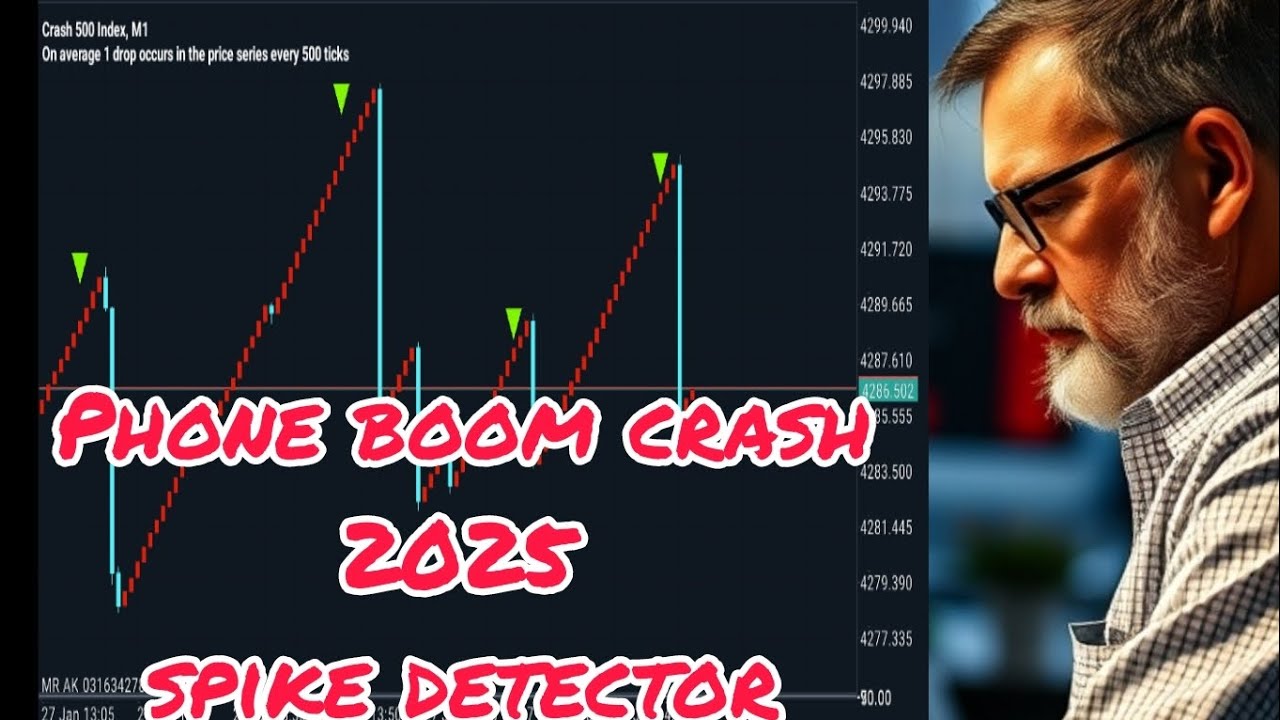BOOM CRASH STRATEGICAL SPIKE INDICATOR IN PHONE INSTALLATION AND LIVE ...