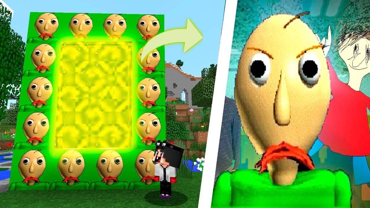 COMO FAZER UM PORTAL PARA O MUNDO DO BALDI'S BASICS EDUCATION ...