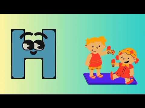 Letter H || ABC Song || Learn Letter H || With Pictures || For kid's ...
