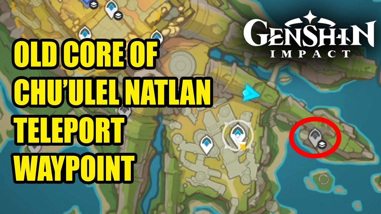 Water-Rusted Key - Unlock Old Core of Chu'ulel Natlan Teleport Waypoint ...