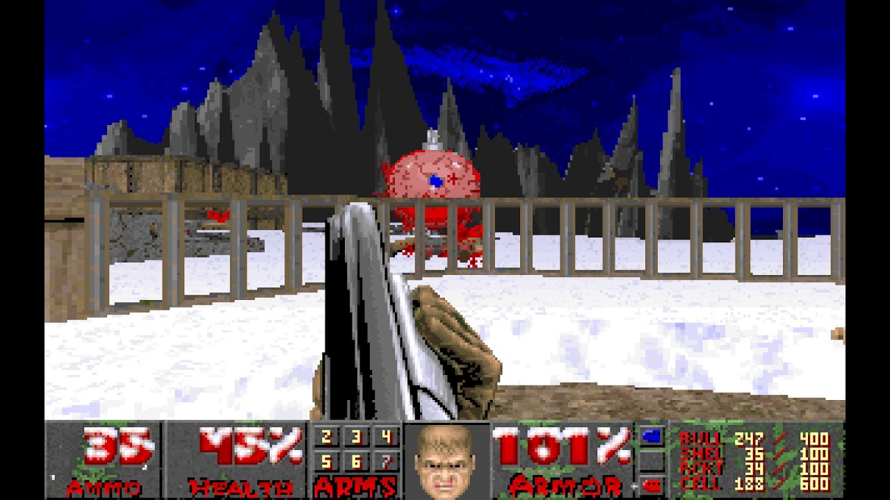 The Merry Christmassy Doom Project (Map03: Evil of Snow) 100% - YouTube