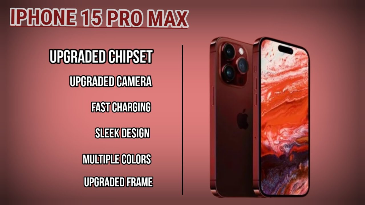 IPhone 15 pro max | specifications upgrades - YouTube
