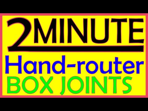 Quick and easy box joints without needing a ton of tools or a big ...