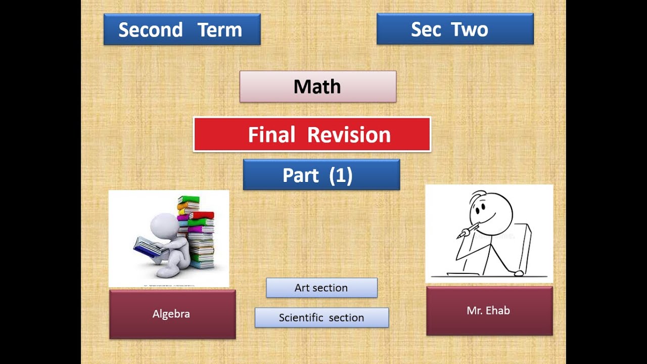 SEC 2 - ALG - U 1 - final revision - PART 1 - second term - MATH - YouTube