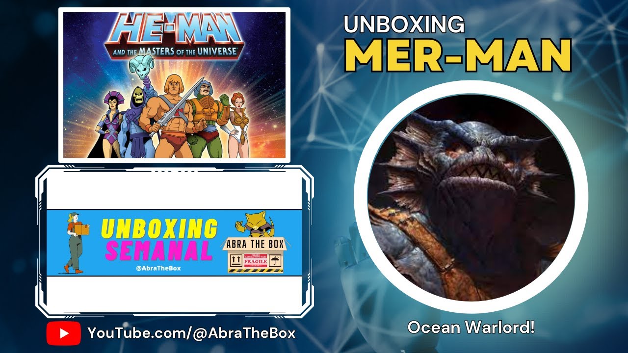 [UNBOXING] HE-MAN MASTERS OF THE UNIVERSE - Aquático (Mer-Man) - Ocean ...