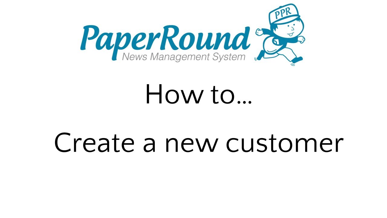Touch - How to create a customer - YouTube