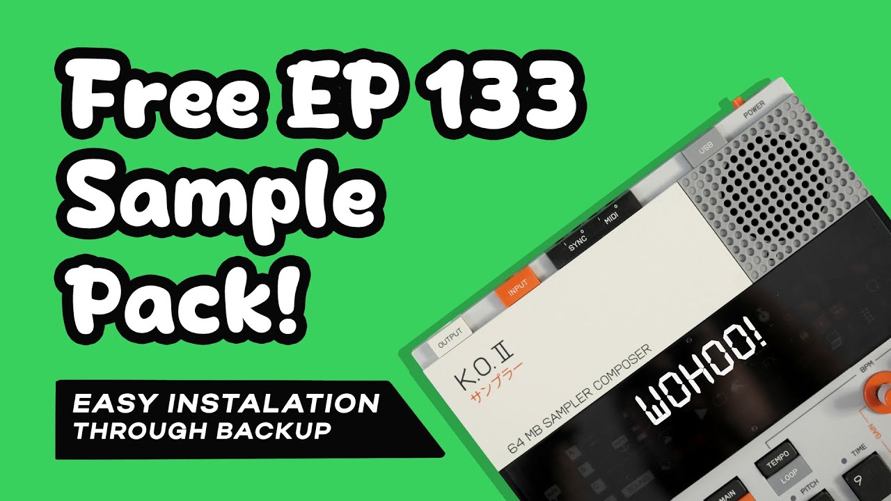 Free EP 133 Sample Pack w/ Backup Project! Quick and easy installation - YouTube