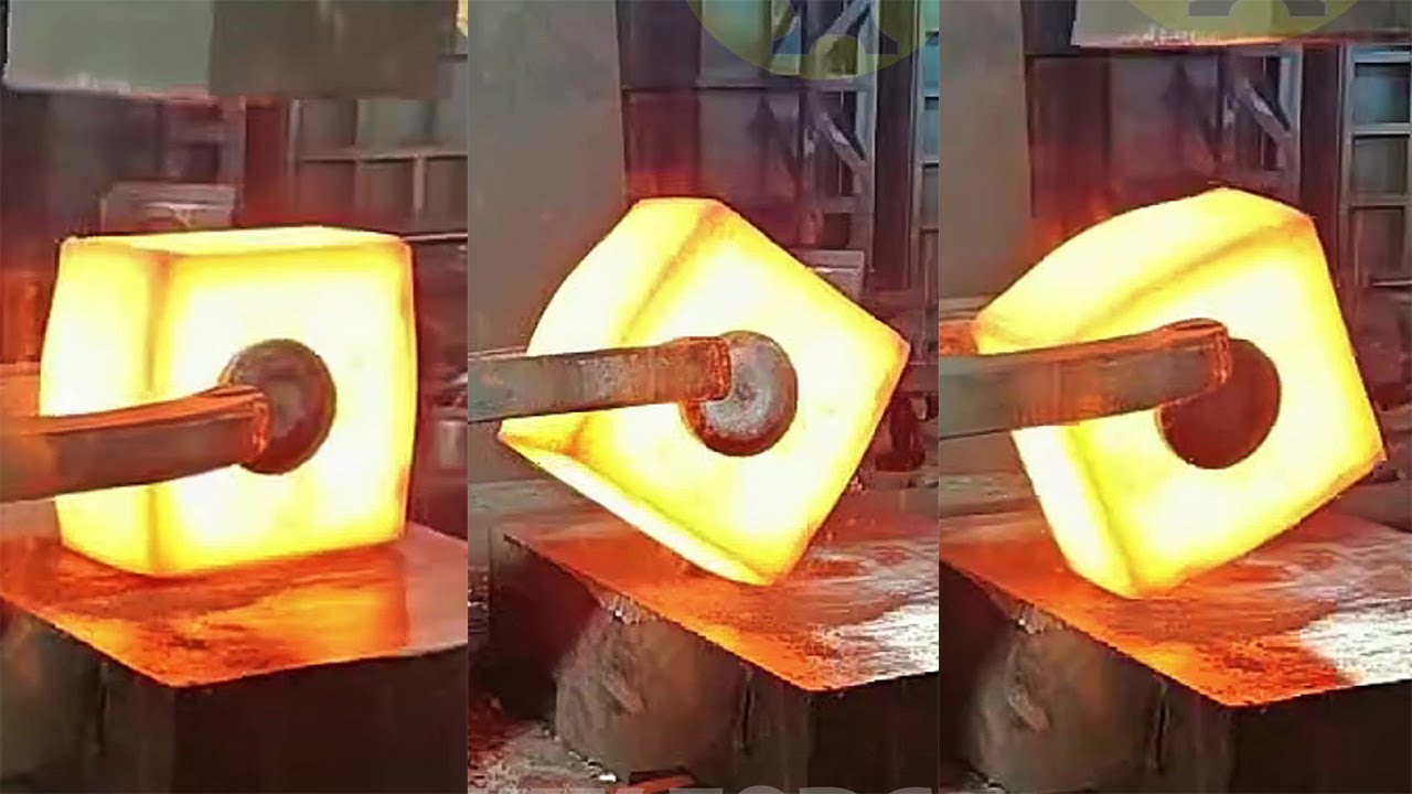 How To Professionally Forge Steel Billets EP1205 - YouTube