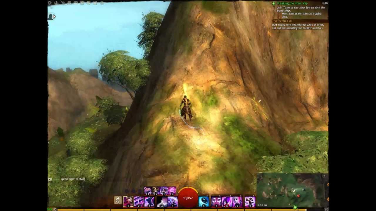 Guild Wars 2: Mount Maelstrom - Gauntlet Gulch Vista - YouTube