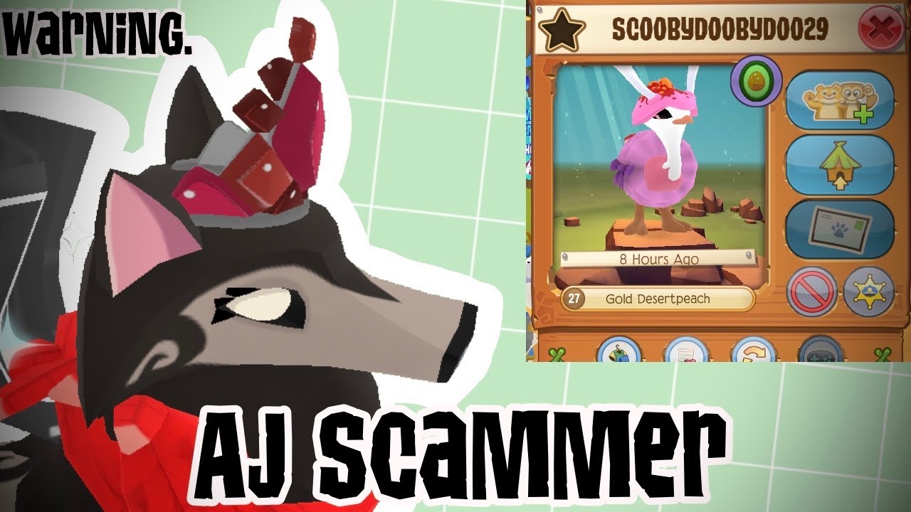 Animal jam scammer // scoobydoobydoo29 (warning) - YouTube