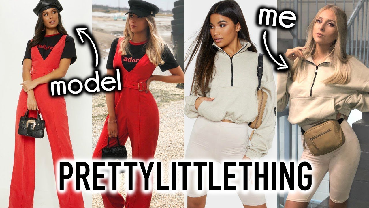 I dressed like a PRETTY LITTLE THING MODEL for a WEEK 😂 - YouTube