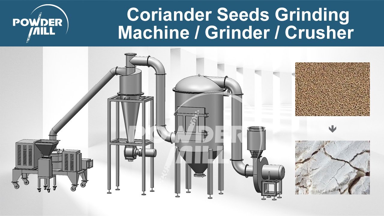Coriander Seeds Grinding Machine / Grinder / Milling Machine / Crusher ...