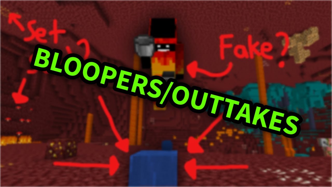BLOOPER REEL - Minecraft Manhunt: Real or Scripted? - YouTube