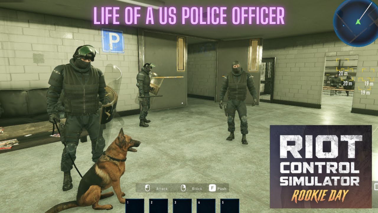 Riot Control Simulator: Rookie Day Gameplay | Life of Police Officer in ...