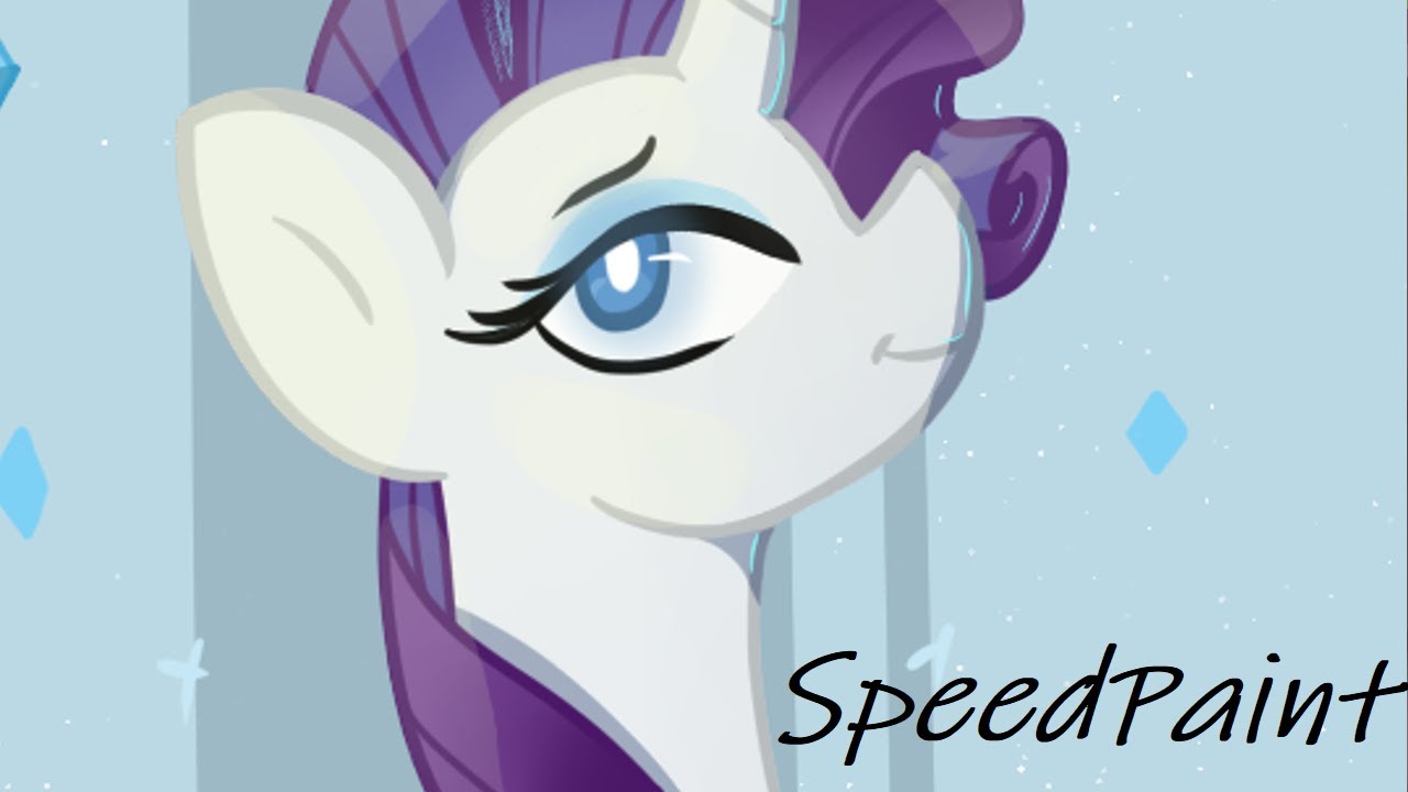 Rarity's gem - MLP Speedpaint - YouTube