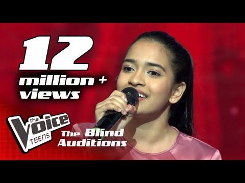 Adithya Weliwatta | Nomile Dun Nisa(නොමිලේ දුන් නිසා)| Blind Auditions | The Voice Teens Sri Lanka