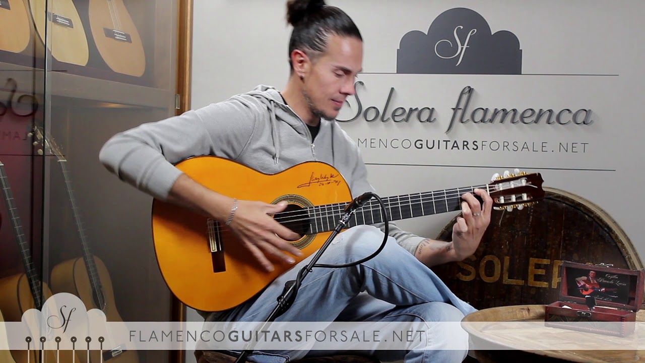 Moraito's Hermanos Conde 1990 flamenco guitar for sale played by ...
