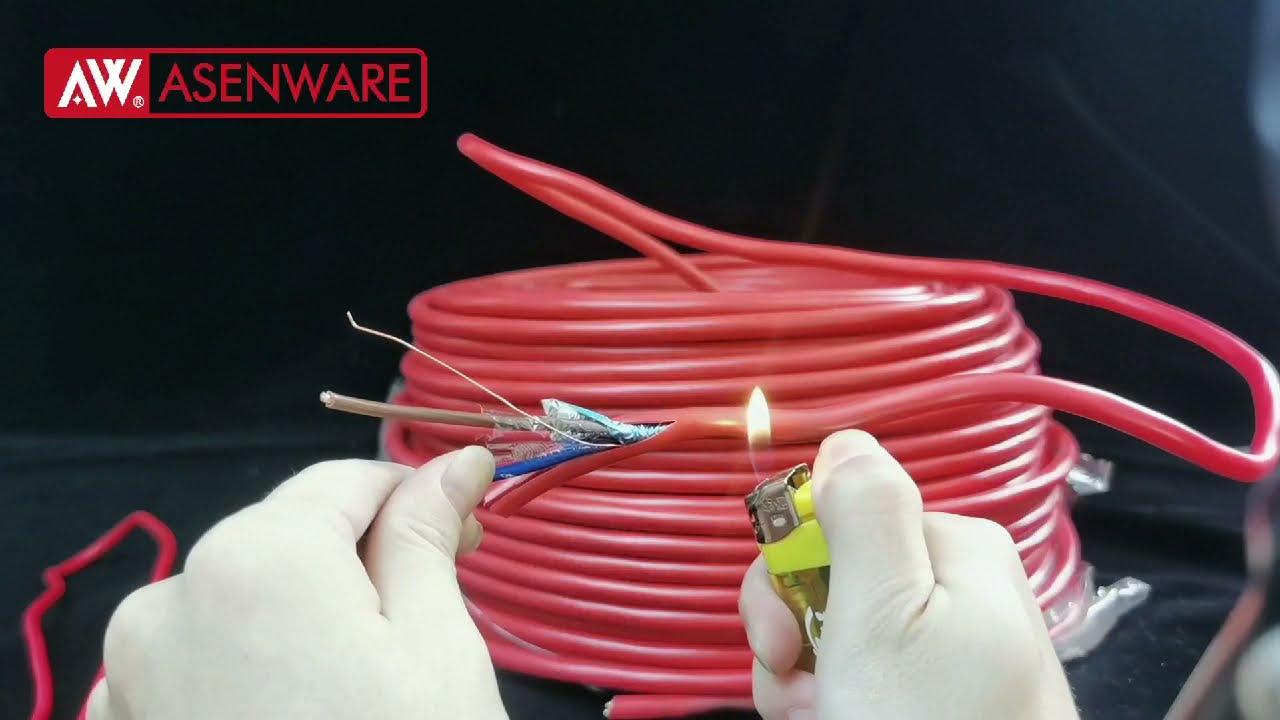 Security & Fire Alarm proof Cable Products test - YouTube