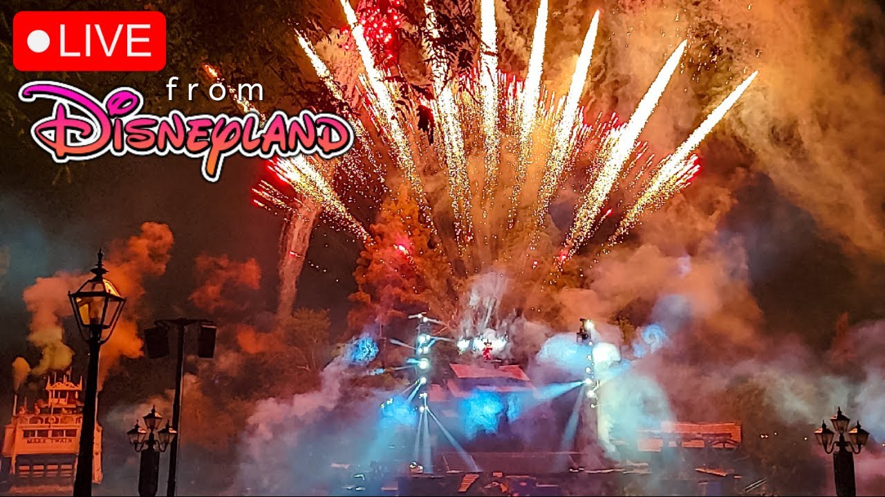 🔴 Evening at Disneyland - Fantasmic, World of Color, Fireworks - YouTube