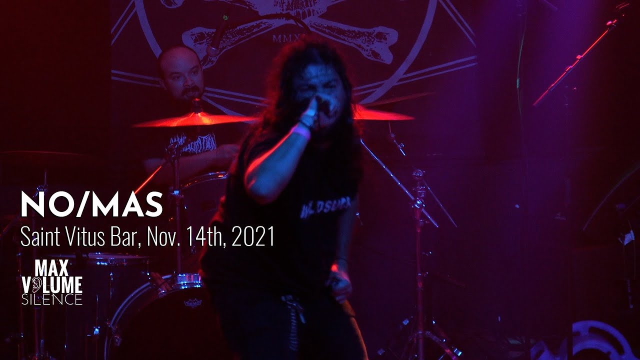 NO/MAS live at Saint Vitus Bar, Nov. 14th, 2021 (FULL SET) - YouTube