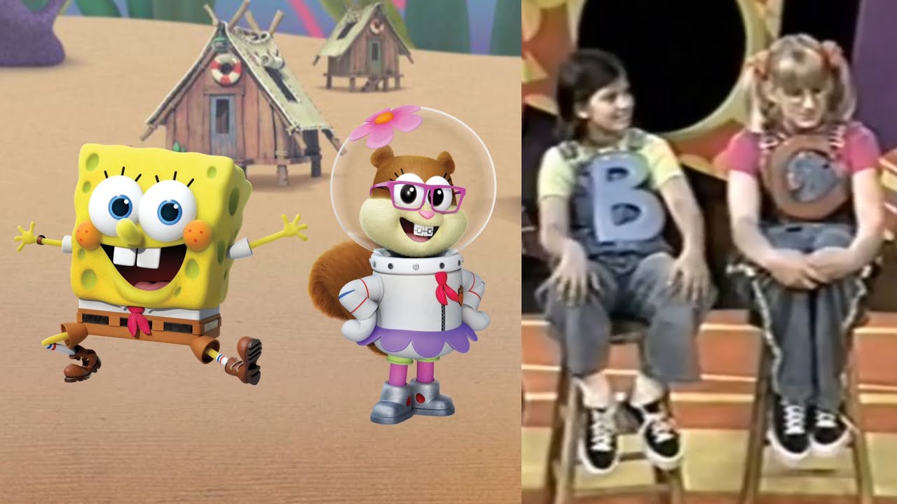 SpongeBob and Sandy Cheeks Meet Caroline and Zoe (Requested By ...