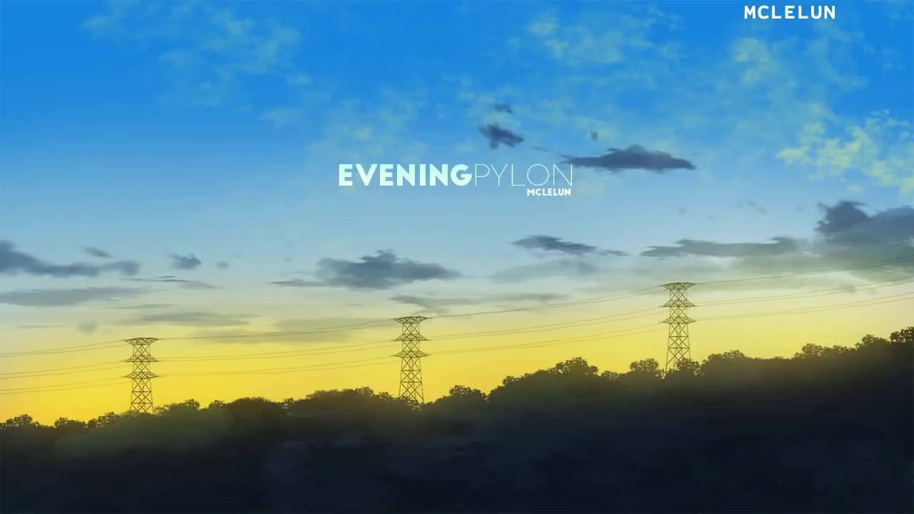 Photoshop Painting - Anime Style Evening Scene - YouTube