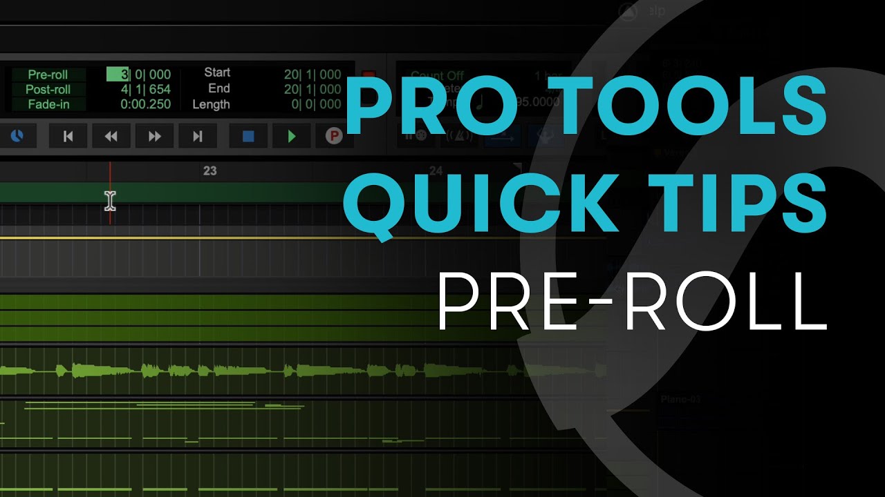 Pro Tools Quick Tips: Pre-Roll - YouTube