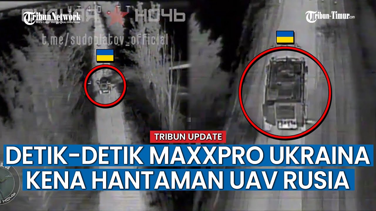 Pasukan Moskow Luluh Lantakkan Kendaraan Militer MaxxPro Musuhnya - YouTube