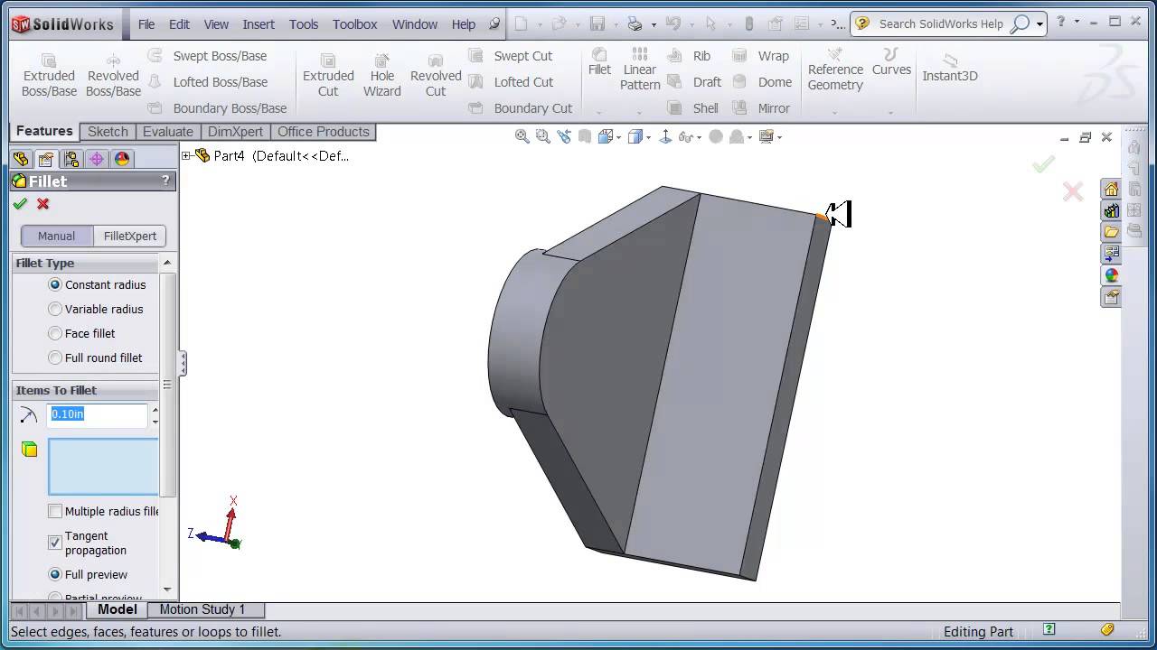 Module 4 Solid Works Axle support - YouTube