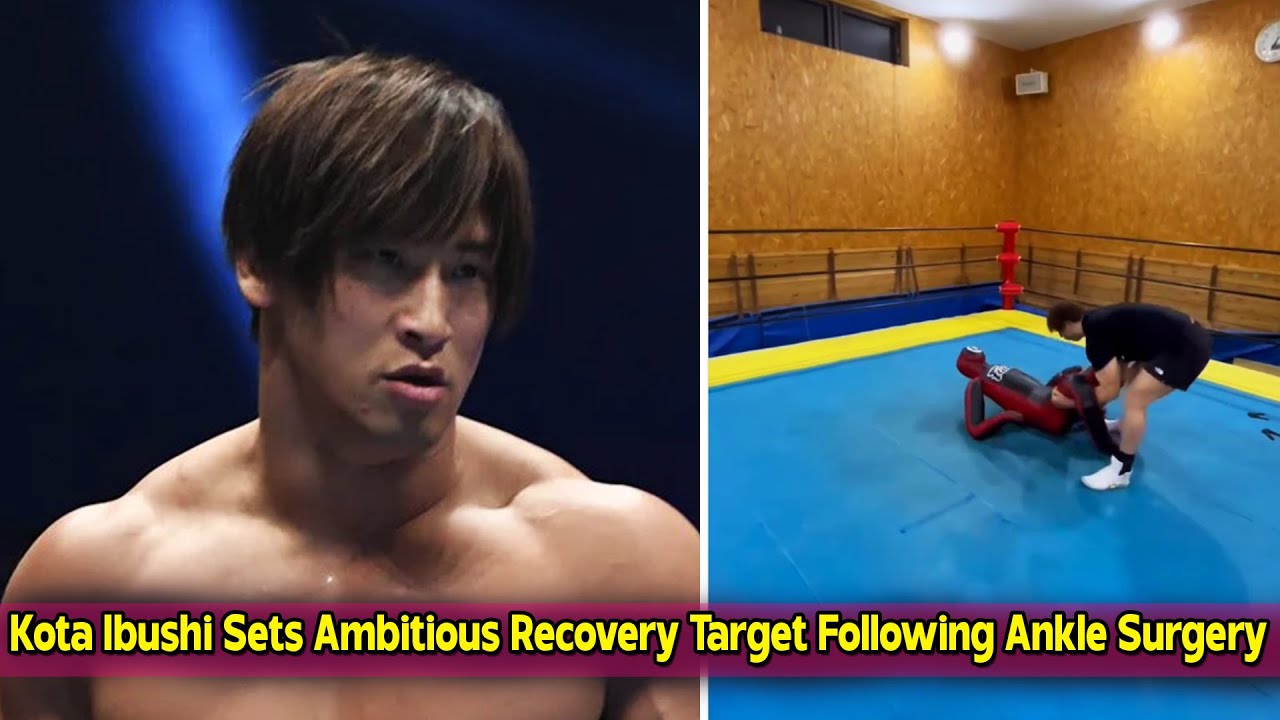 Kota Ibushi Sets Ambitious Recovery Target Following Ankle Surgery - YouTube